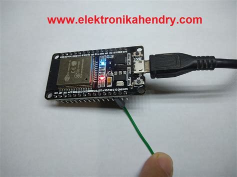 esp32 part 5 sensor sentuh touch sensors elektronika hendry