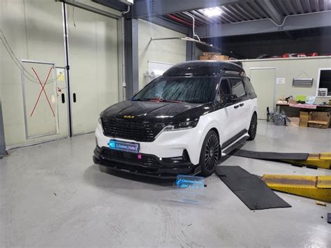 카니발ka4바디킷 튜닝 4세대 카니발 프론트 바디킷으로 더욱 묵직해진 자세~ 카니발ka4 바디킷은 제이커스텀파츠죠~ 네이버 블로그