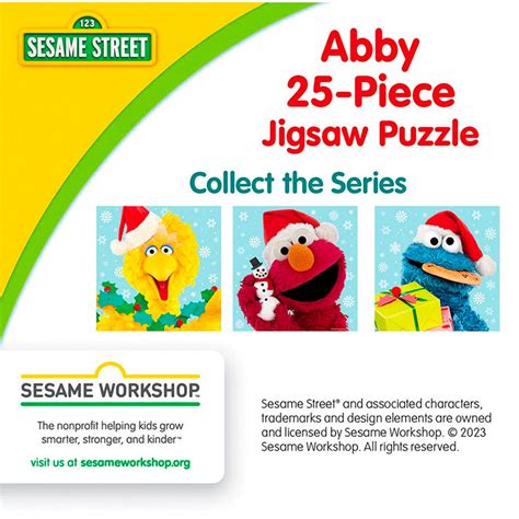 Sesame Street Oscar The Grouch 25 Piece Jigsaw Puzzle 10 X 10