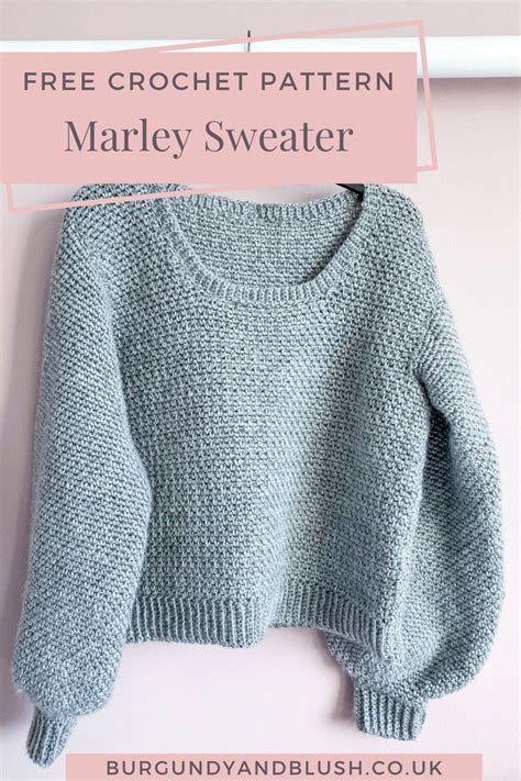 Rustic Ridges Sweater Free Crochet Pattern Artofit