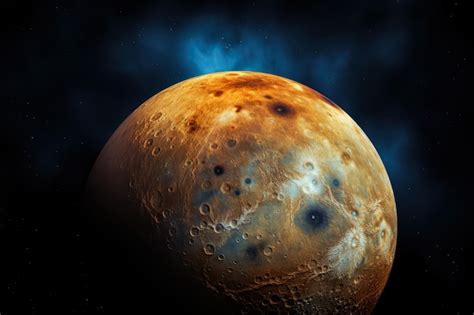 Premium Ai Image Jupiters Moon Io Landing Snapshot Background With