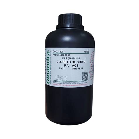 CLORETO DE SÓDIO PA ACS 1KG DINÂMICA
