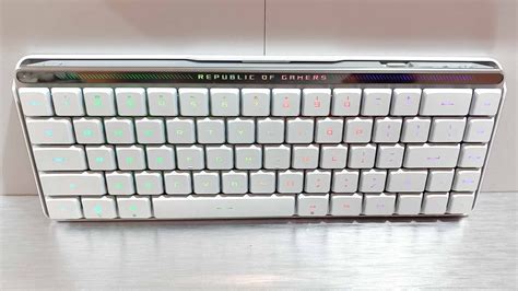 I Just Tried This New Low Profile Mechanical Keyboard From Asus At Ces And Its Perfect