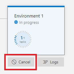 Azure Devops Catch Cancellation Request From A Custom Azuredevops