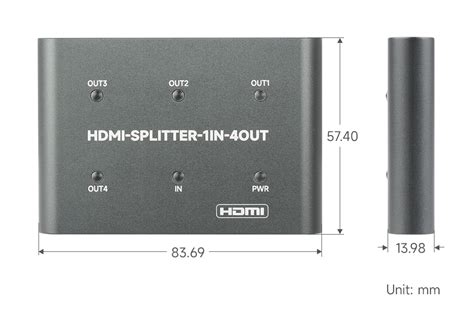HDMI K Splitter In Out Share One HDMI Source HDMI SPLITTER IN OUT