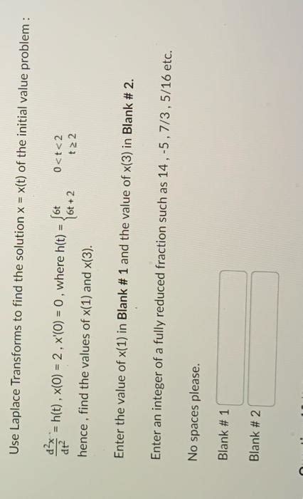 solved math help please 🙏use laplace transforms to find the