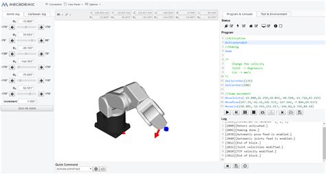 Mecademic Robot Meca500 ZlÍn Robotics