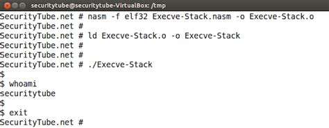 SecurityTube Net Hack Of The Day Demystifying The Execve Shellcode