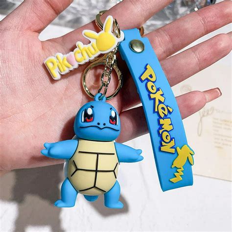 Llavero De Dibujos Animados De Pokémon Figura De Acción De Pikachu