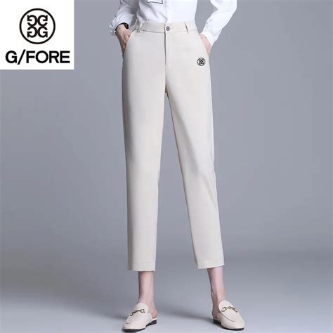 여성용 말본 골프 바지 하이 웨이스트 탄성 우타 바지 말 바지 g4 한국 버전 2023 여름 aliexpress