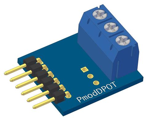 Pmod Dpot Digital Potentiometer Digilent