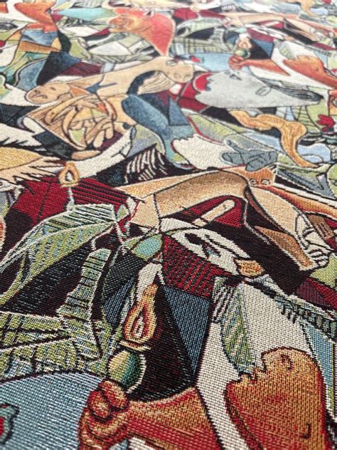Gobelin Upholstery Fabric Exclusive Picasso Guernica Design