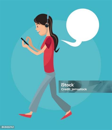 移動人動漫設計向量圖形及更多digital Native圖片 Digital Native 互聯網 人 Istock