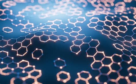 Premium Photo Hexagonal Structure Background 3d Rendering