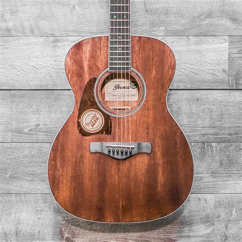 Ibanez Artwood Ac340 Left Handed Ae Guitar Open Pore Natural Reverb