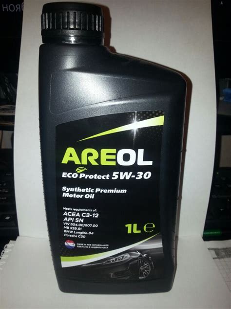 Areol Eco Protect 5W-30 свежее - Лабораторные анализы - Свежие - Форум ...