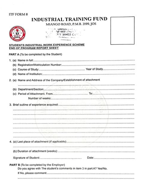 Itf Form 8 Pdf