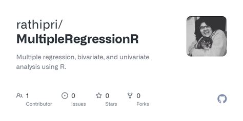 Github Rathipri Multipleregressionr Multiple Regression Bivariate And Univariate Analysis
