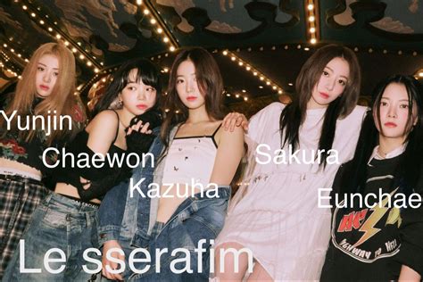 Le Sserafim Members In 2023 Members Names Kpop