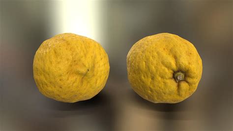 Lemon 3d Model By Grishmanovskij Anton