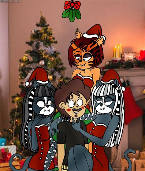 Holiday Kitty Cuddle By Rdj1995 On Deviantart