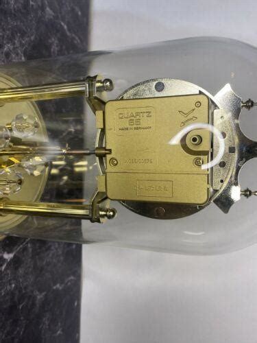 Concord Pa Quartz 85 Clock W085 00675 Glass Dome German Germany
