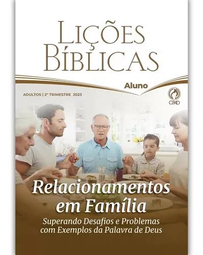 Revista Ebd Adulto Aluno 2º Trimestre 2023 Cpad Mercadolivre