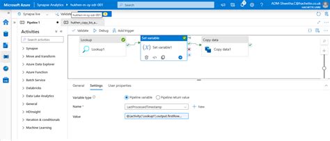 How To Use Set Variable Data In Copy Transformation For Querying In