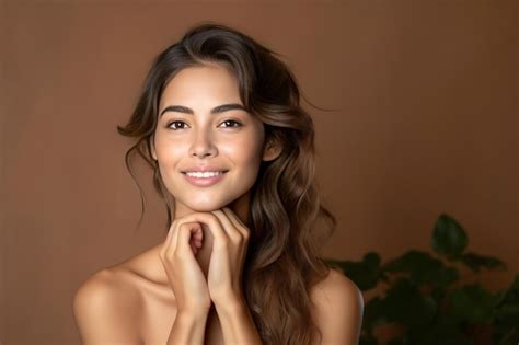 Premium Ai Image Beautiful Young Asian Woman With Clean Fresh Skin