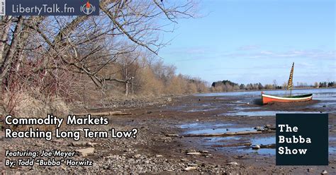 Commodities Market Reaching A Long Term Low