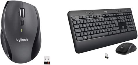 Logitech M705 Marathon Wireless Mouse Black And Mk540 Advanced Wireless Keyboard And Mouse Combo