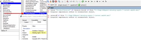 getting version of a file without a version property content