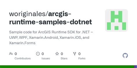 Github Woriginalesarcgis Runtime Samples Dotnet Sample Code For Arcgis Runtime Sdk For Net