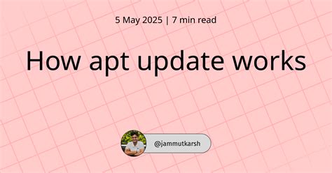 How Apt Update Works