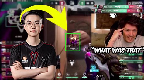EDG Zmjjkk INSANE Spray Transfer 4k In VCT China Sliggy Reacts YouTube