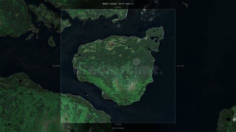 Whale Island United States Highlighted And Labelled Satellite July