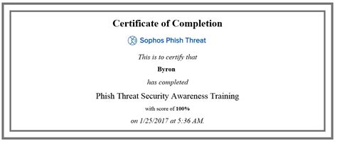 End User Training Campaign Not Confirmation Email With Completion Sent