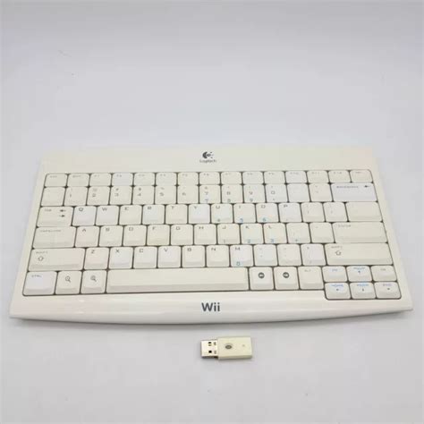 Logitech Wireless Keyboard W Usb Dongle Tested Nintendo Wii And Wii U