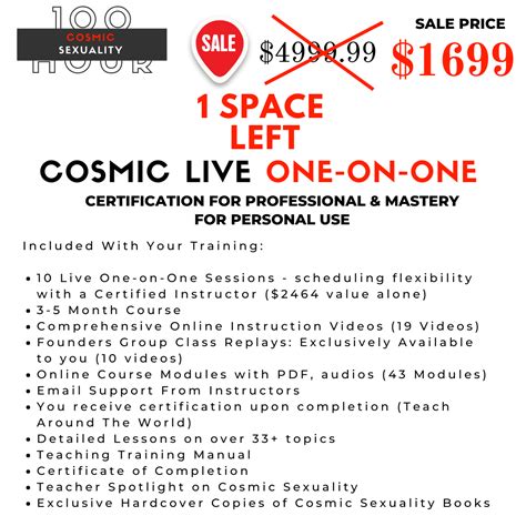 Cosmicsexfriday Cosmic Sexuality