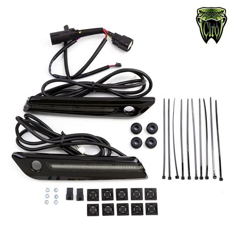 시로 할리데이비슨 투어링 Led 라이트 새들백 힌지 커버 블랙스모크 14up 아지트모터사이클