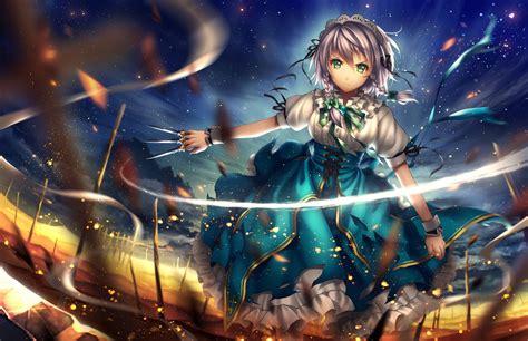 東方十六夜咲夜TID 壁紙 tsundora