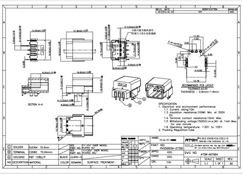 Ph35mm 3pin Pin Header Socket