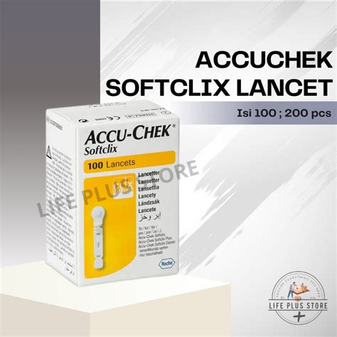 Jual Accu Chek Softclix Lancet Jarum Cek Tes Gula Darah Accuchek Shopee Indonesia