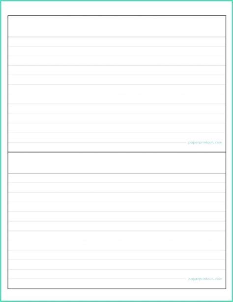 4 X 6 Index Card Template