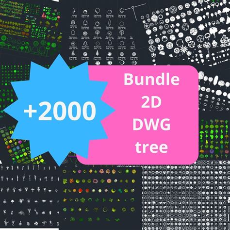 Autocad Tree Bundle D DWG Tree End Plant Blocks Templates For Interior Designers Architectures