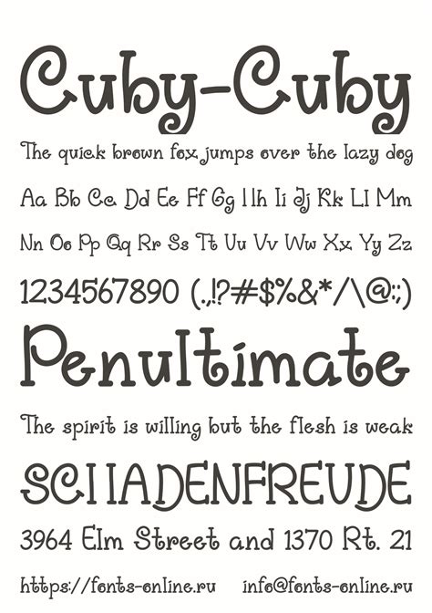 Cuby Cuby Font