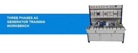 Three Phases Ac Generator Training Workbench Electrical Lab University