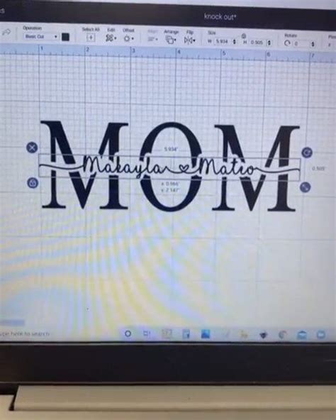 Sharing Cricut Hacks S Instagram Profile Post KnockOut Method On Design Space Credit