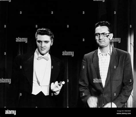 The Steve Allen Show From Left Elvis Presley Steve Allen Aired July