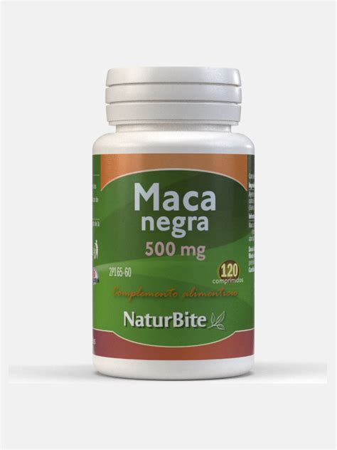 Maca Negra Mg Comprimidos NaturBite
